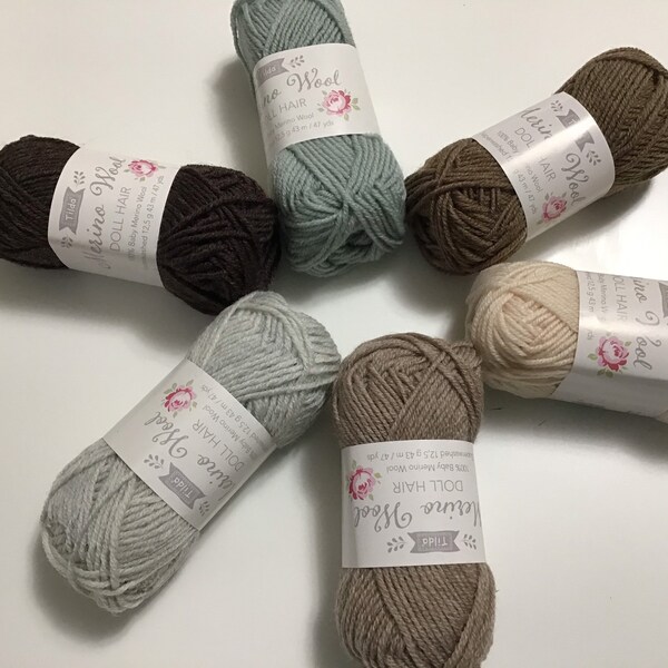 Wool Doll Hair - Etsy