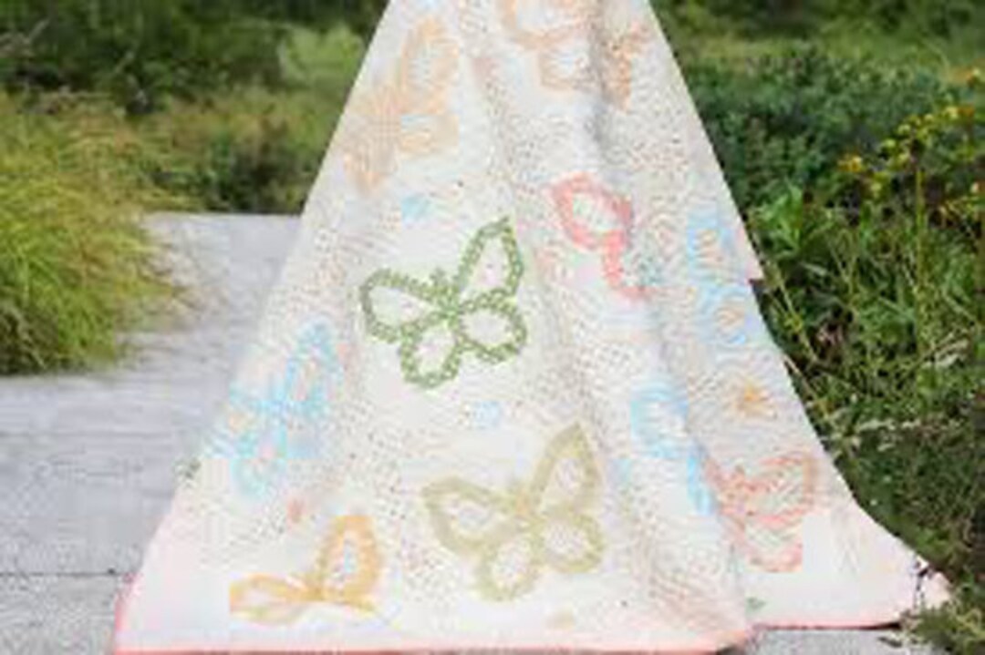 Flutter & Fly Quilt Kit Featuring Dainty Meadow Fabrics Heather Briggs ...
