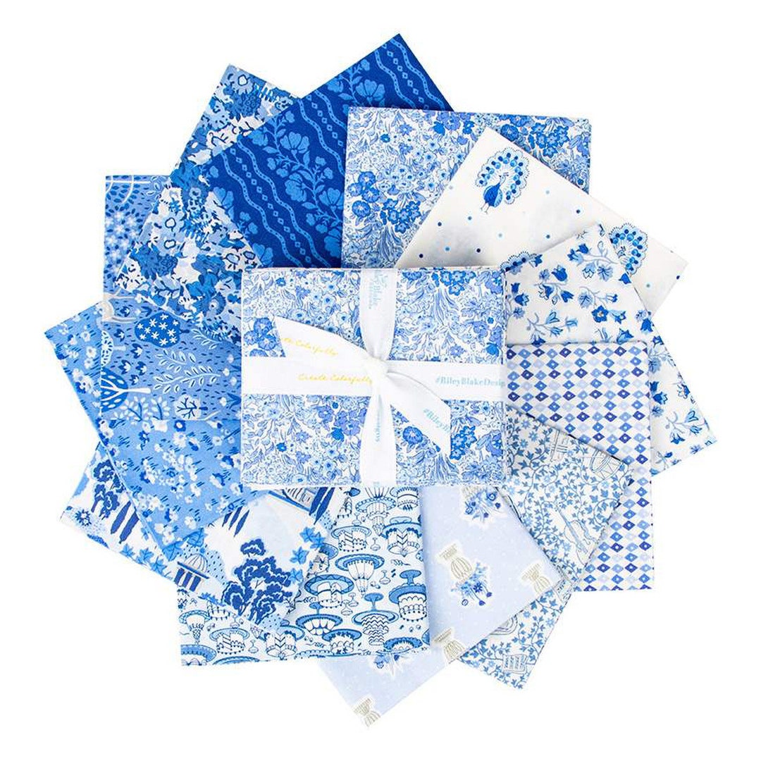 NEW China Blue Fat Quarter Bundle of 12 by Liberty Fabrics - Etsy