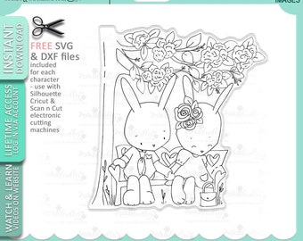 Cute Digital Stamp Printable Clipart for Cards Cardmaking | Etsy