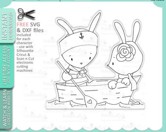 Cute Digital Stamp Printable Clipart for Cards Cardmaking | Etsy