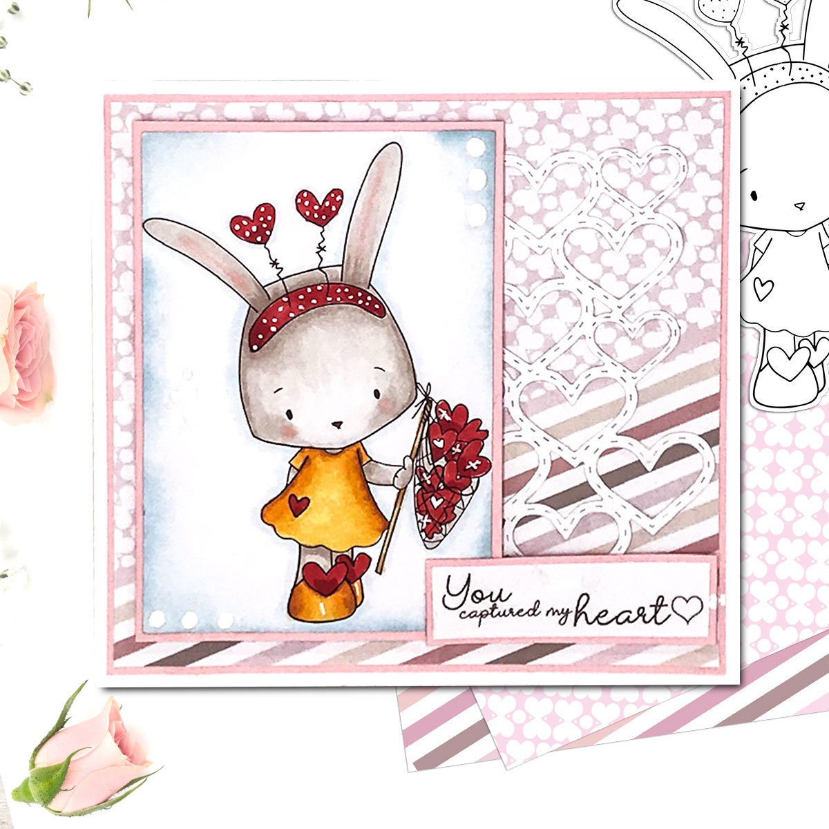 Cute Digital Stamp Printable Clipart for Cards, Cardmaking, Craft - You ...
