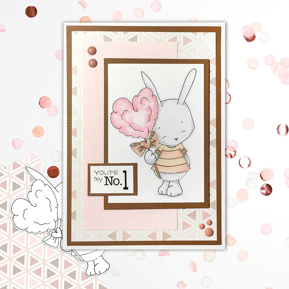 Cute Digital Stamp Printable Clipart for Cards Cardmaking - Etsy