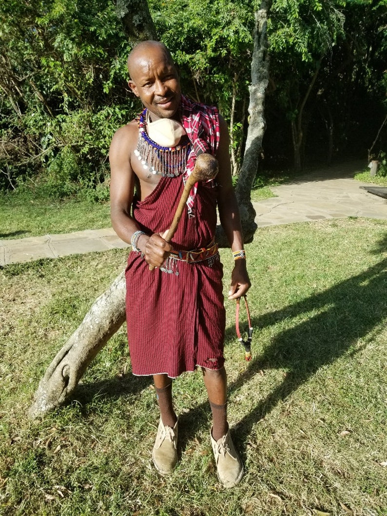 African Maasai Warrior Moran Throwing Stick,"rungu" in Swahili. Made in ...