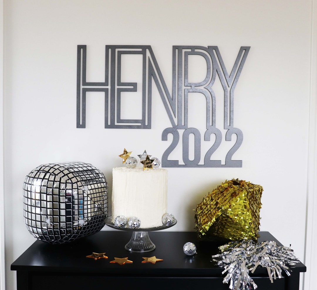 Graduation Name Sign, Graduation Party Decor, Cut Out Name Sign - Etsy