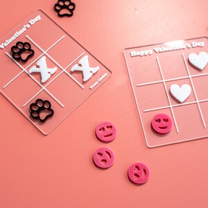 Valentines Day Tic Tac Toe Classroom Gifts Acrylic Tic Tac - Etsy