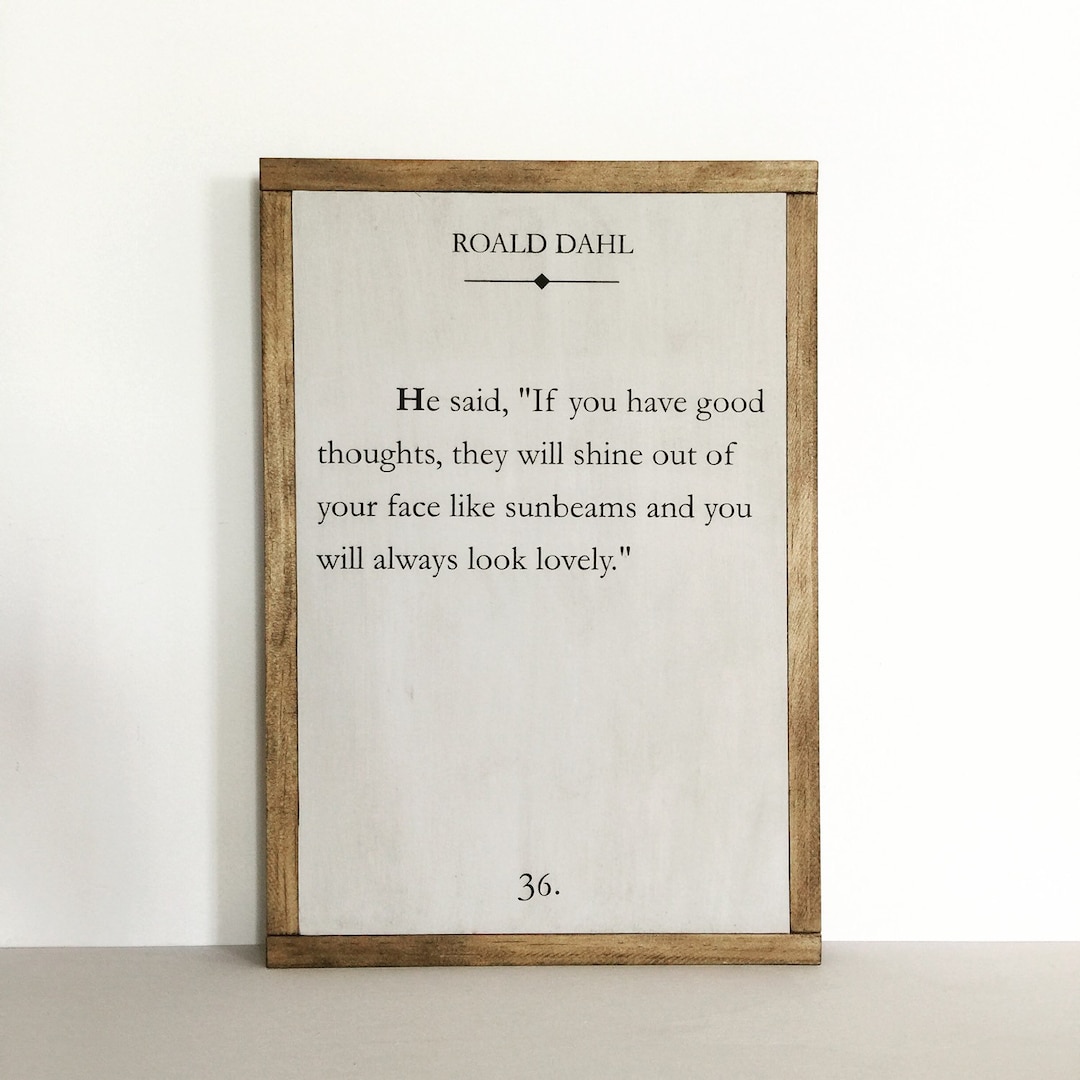 Book Page Sign, Quote Sign, Literary Quote, Nursery Decor, Library ...