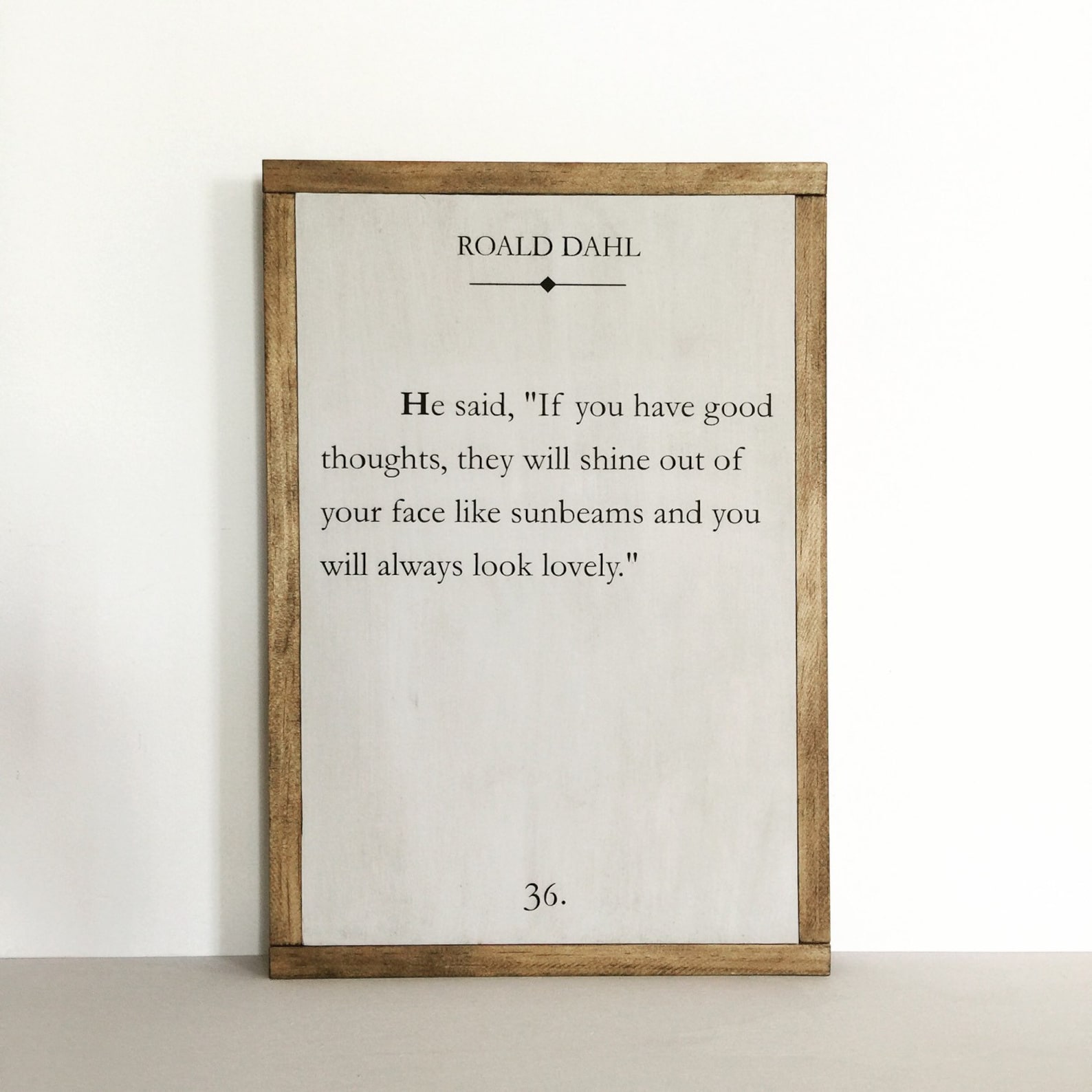 Book Page Sign Quote Sign Literary Quote Nursery Decor | Etsy