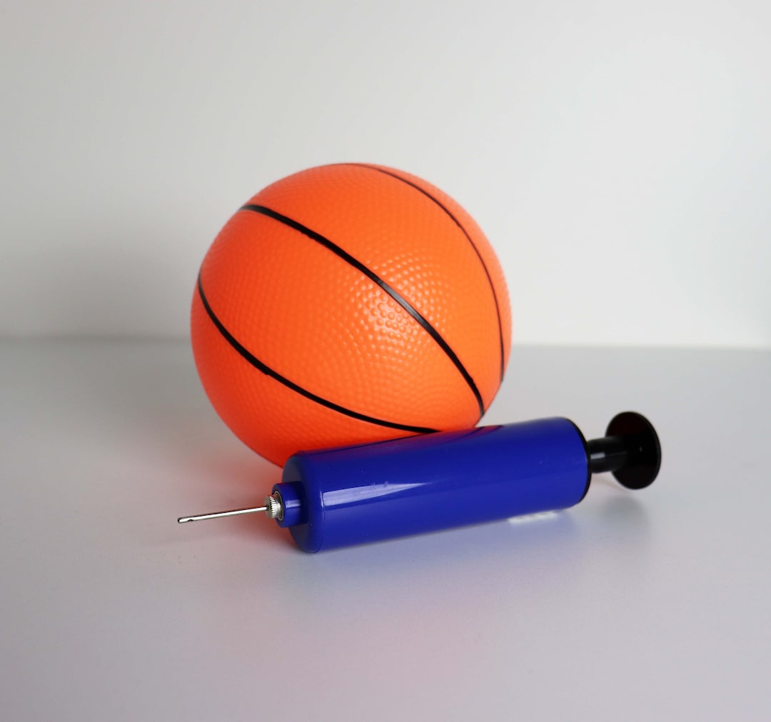 Mini Basketball and Pump - Etsy