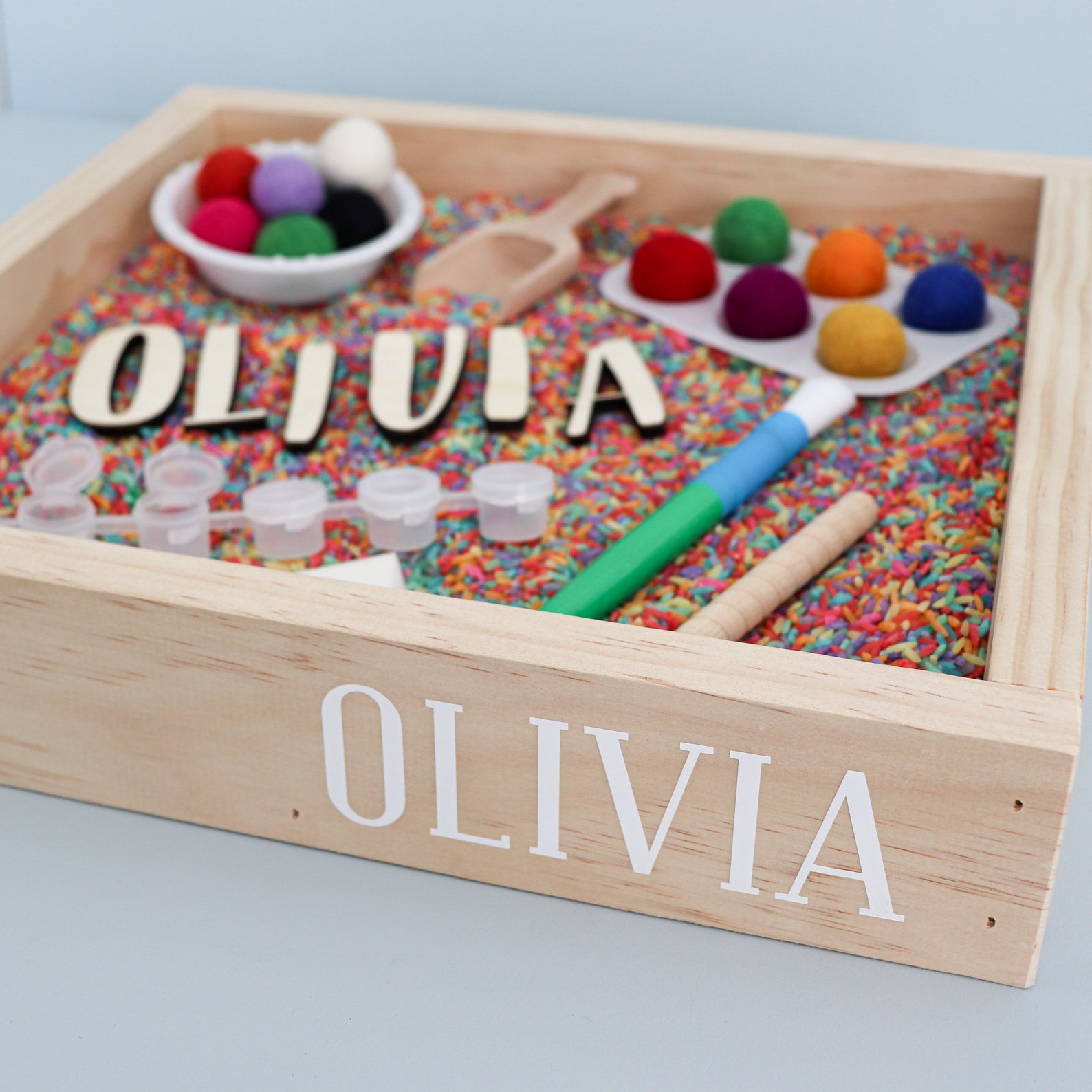 Kit sensorial para niños kit sensorial Little Artist kit de - Etsy México