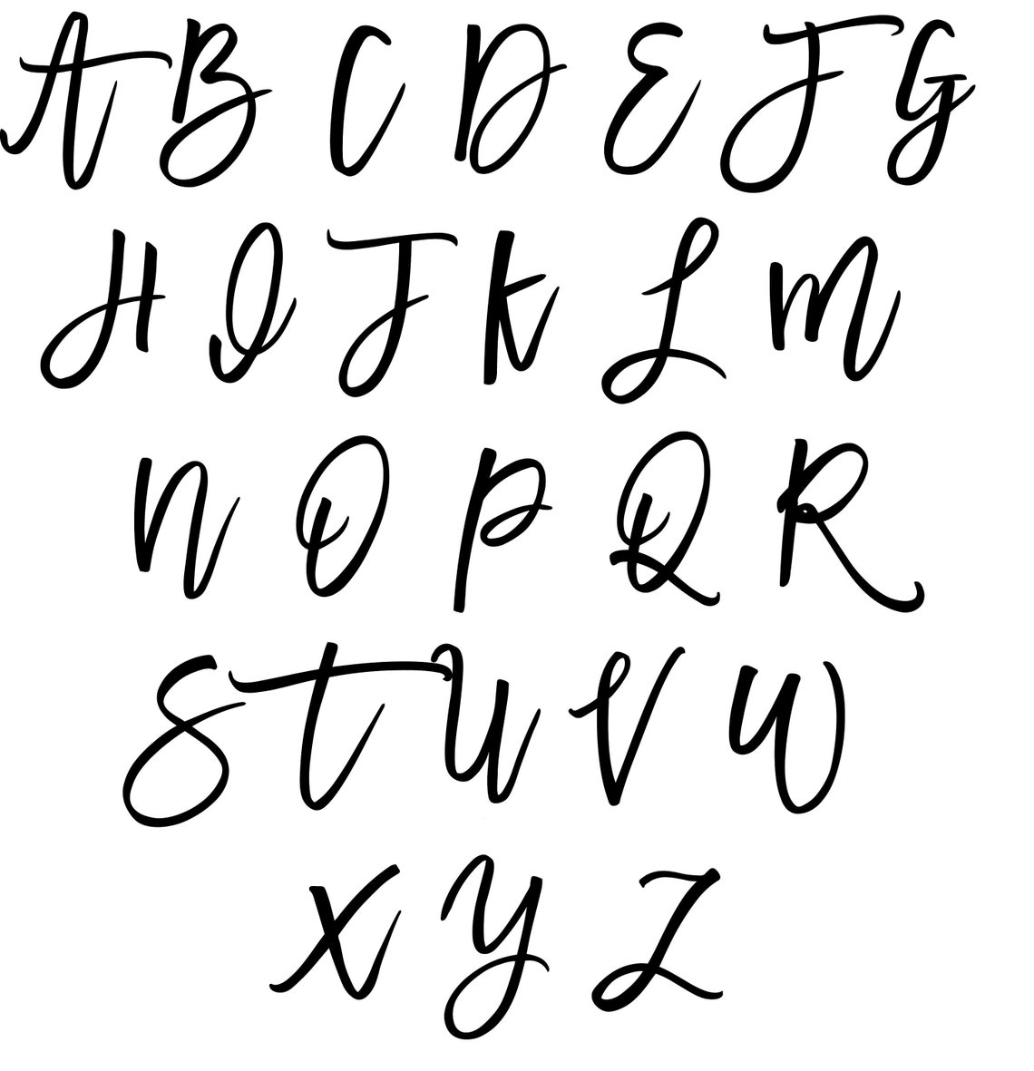 Modern Script Wedding Initials Gold Initials Bride and Groom - Etsy