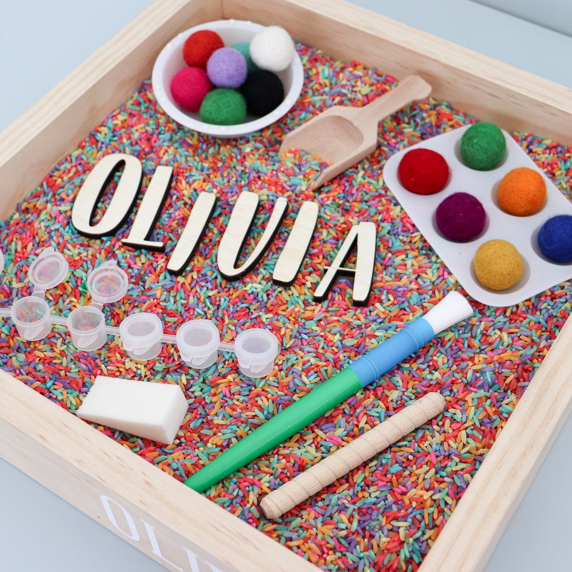 Kit sensorial para niños kit sensorial Little Artist kit de - Etsy España