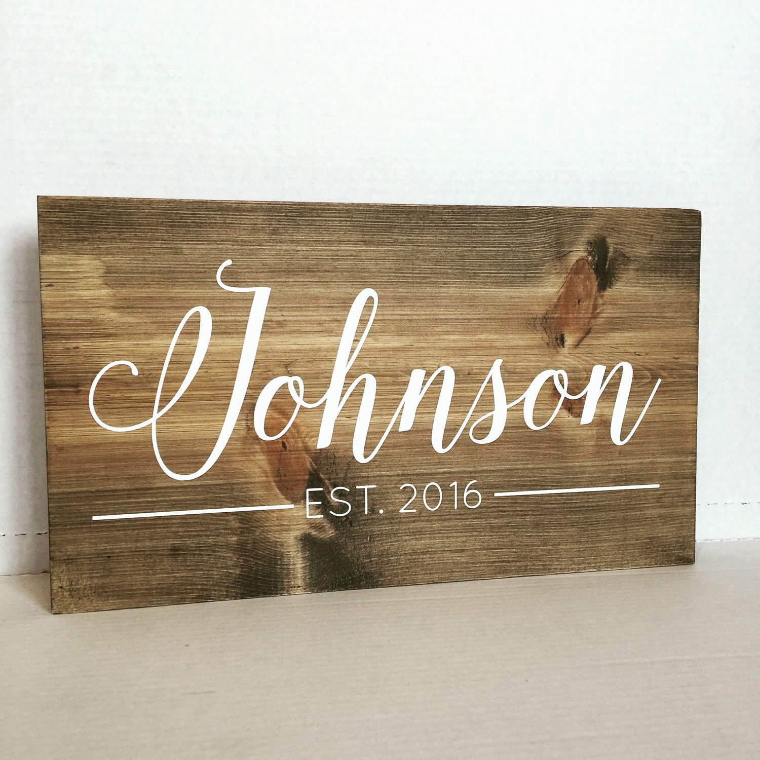 Wedding Sign, Established Sign, Family Established Sign Personalized - Etsy