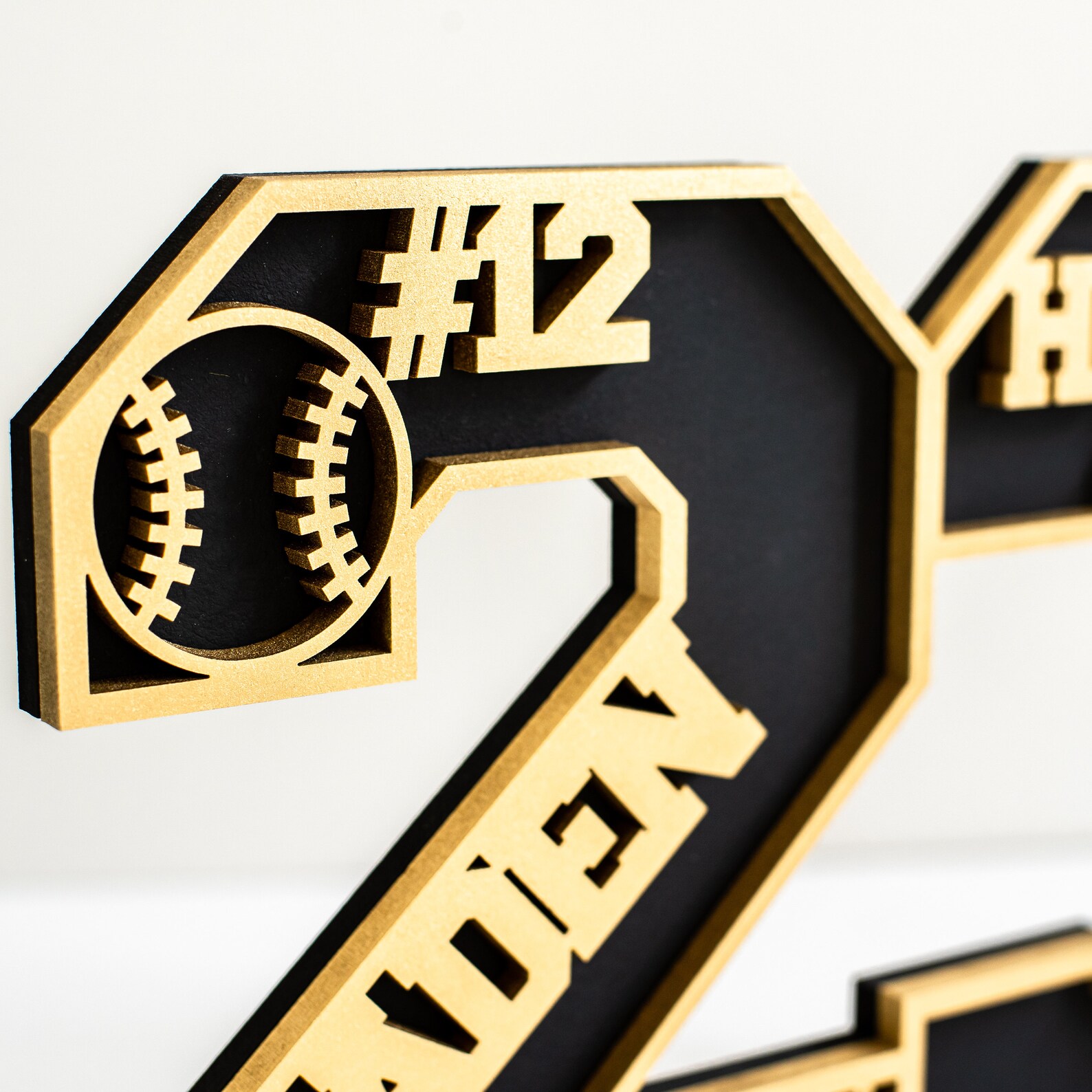 Varsity Number Graduation Gift, Senior Athlete Gift, Graduation Decor ...