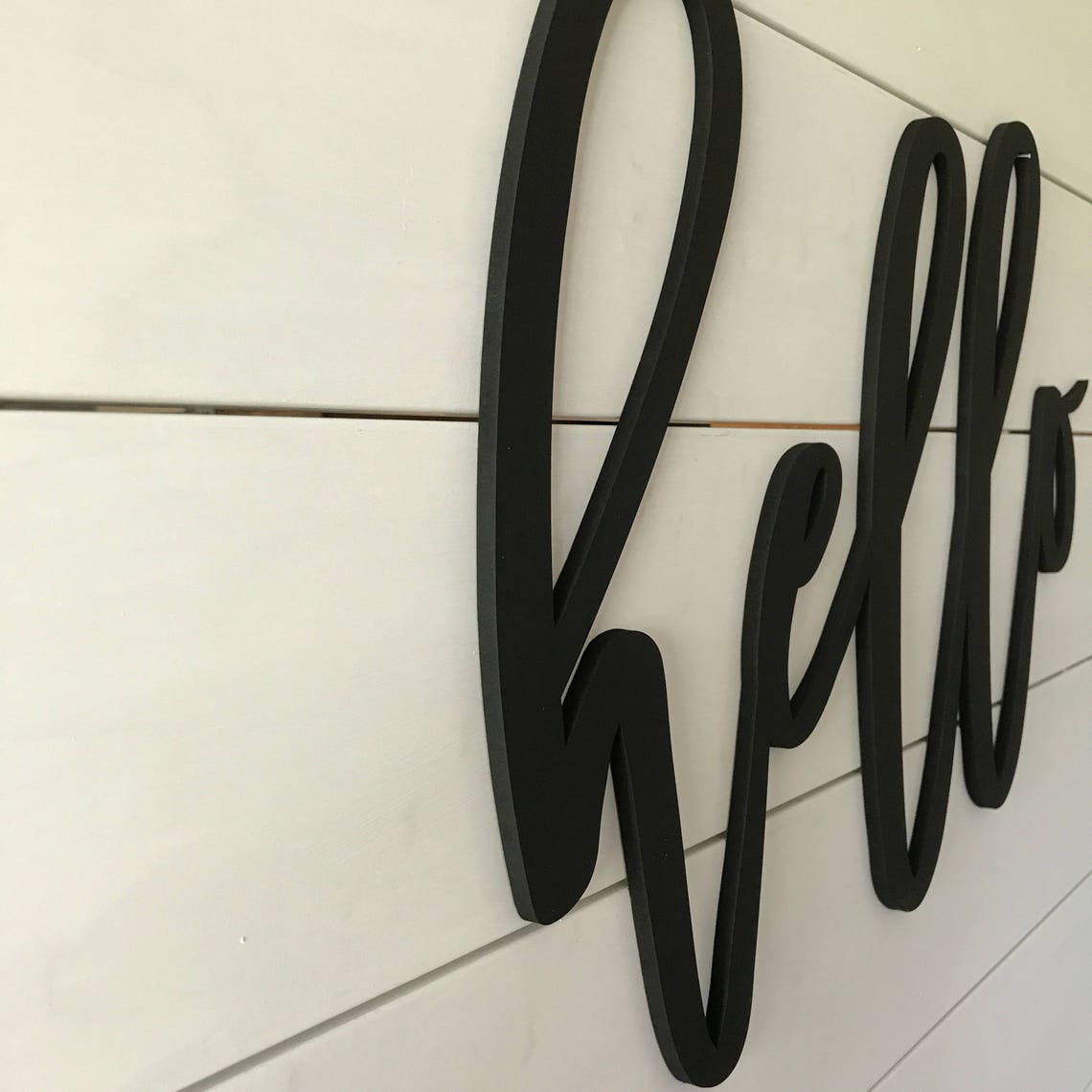 Hello Welcome Sign Word Cutout Wood Words Wood Letter - Etsy