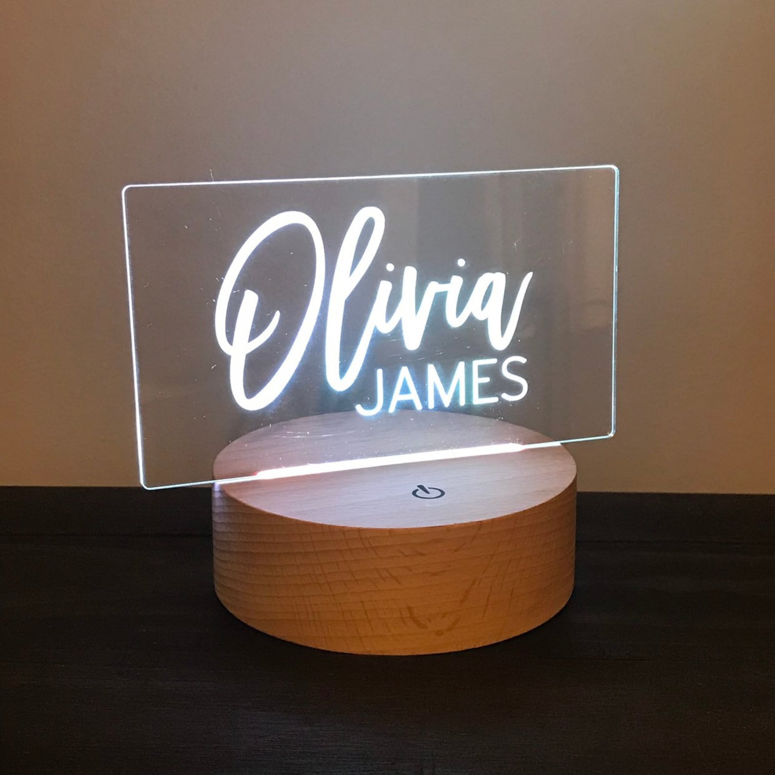 Personalized Night Light Kids Decor Nightlight Led Light - Etsy
