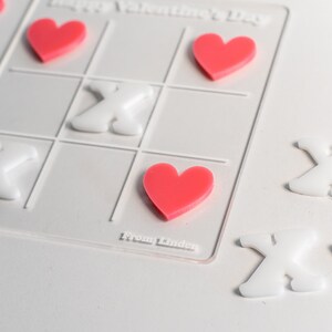 Valentines Day Tic Tac Toe Classroom Gifts Acrylic Tic Tac - Etsy