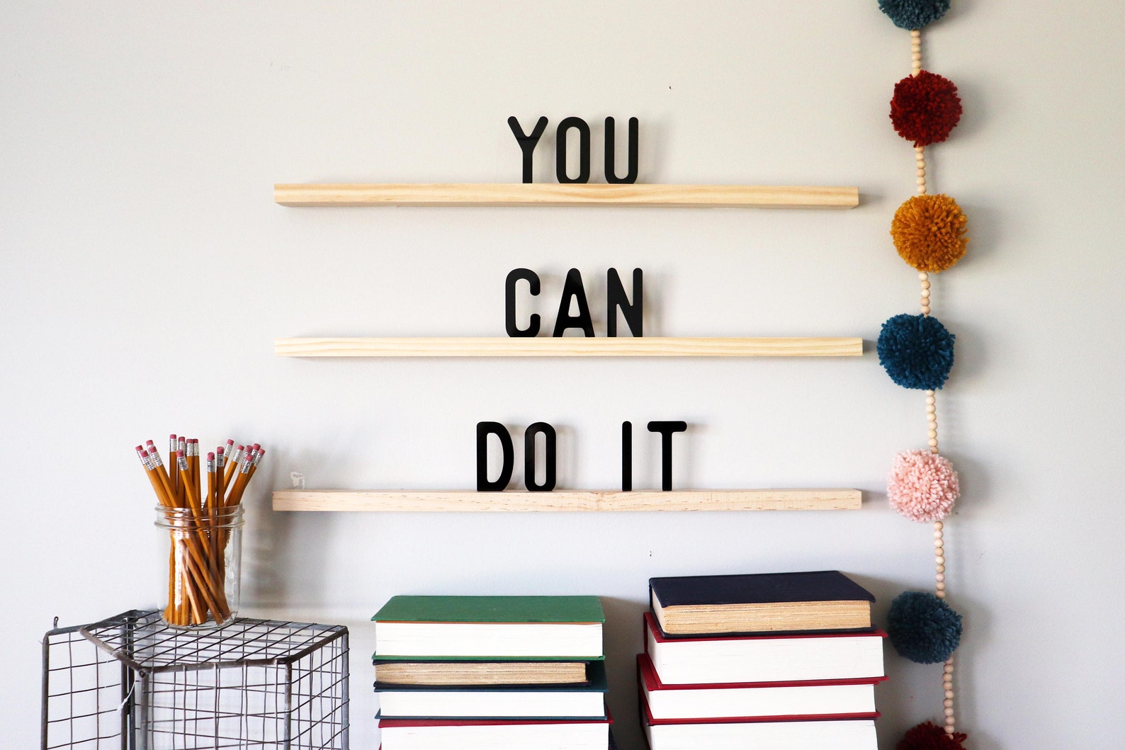 Letter Board Ledge Set of 3 24 Ledges Homework Station - Etsy