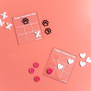 Valentines Day Tic Tac Toe Classroom Gifts Acrylic Tic Tac - Etsy