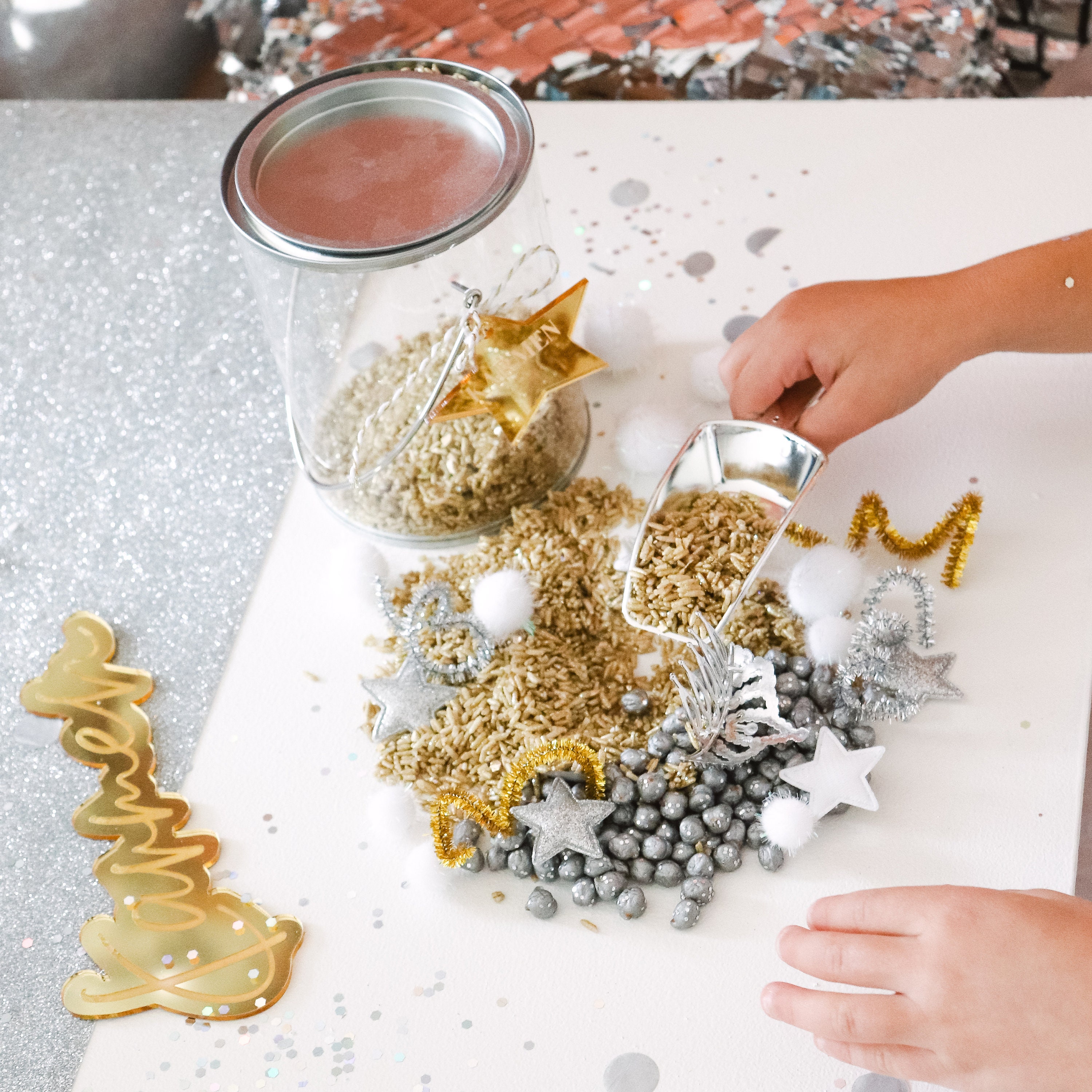 Mini magic star sensory kit with kids personalized star tag star party ...