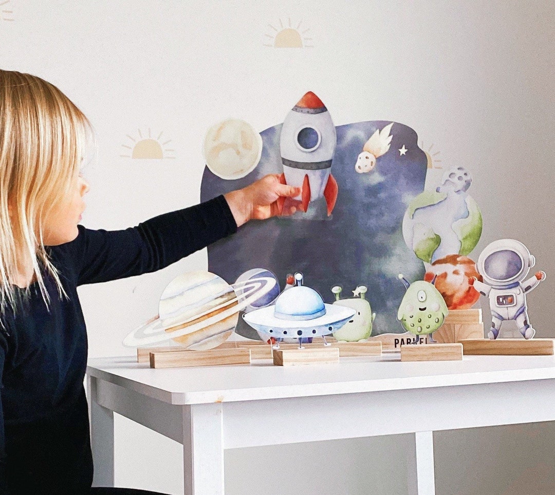 Outer Space Playscape, Imagination Scene Setter, Solar System Shelfie ...