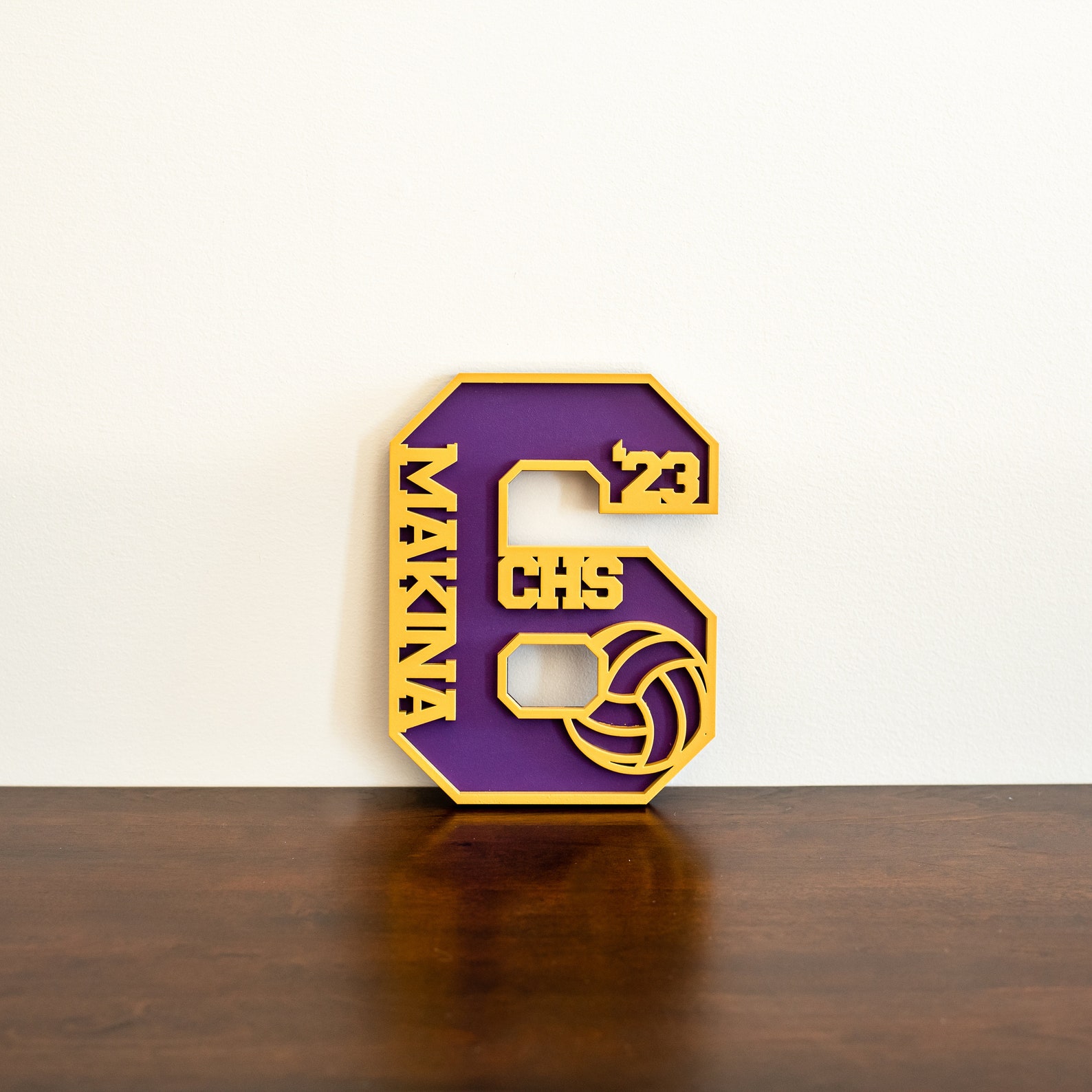 Varsity Number Graduation Gift, Senior Athlete Gift, Graduation Decor ...