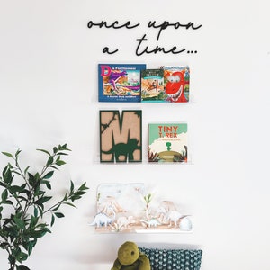 Once Upon a Time Cut Out, Nursery Wall Decor, Reading Wall, Fairytale ...