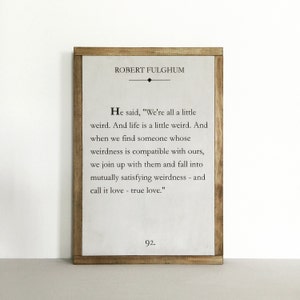 Book Page Sign, Quote Sign, Literary Quote, Nursery Decor, Library ...