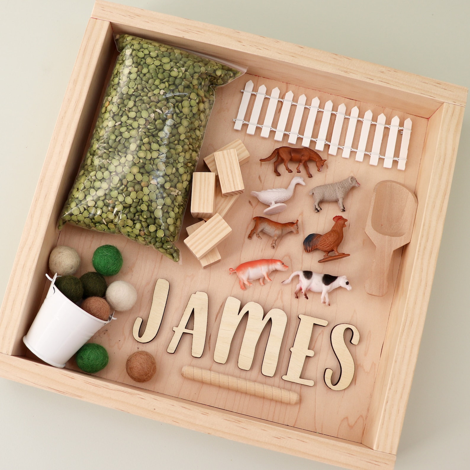 Kids Sensory Kit Farm sensory kit montessori play kit | Etsy