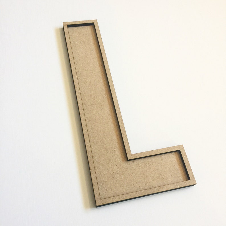 Unfinished Wood Alphabet Letter MDF Letters Fillable - Etsy