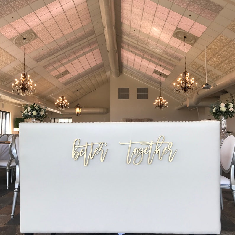 Chair Hanger Better Together Chair Hanger Wedding Decor - Etsy