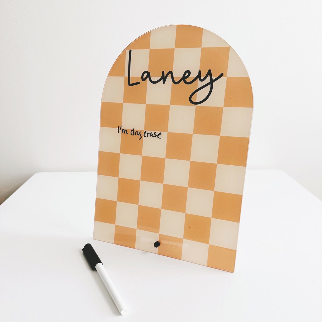 Acrylic Dry Erase Desktop Calendar, Desk Notepad, Acrylic Organizer ...