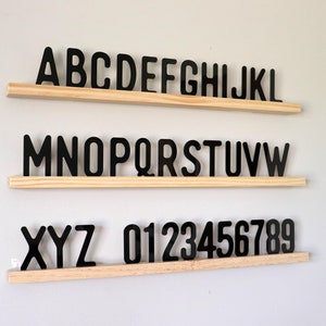 Letter Board Ledge, Set of 3 24” Ledges, Homework Station Decor, Letter ...