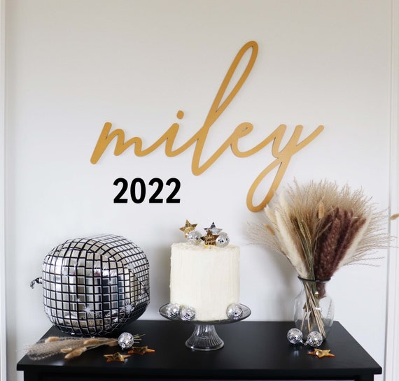 Graduation Name Sign Graduation Party Decor Cut Out Name | Etsy