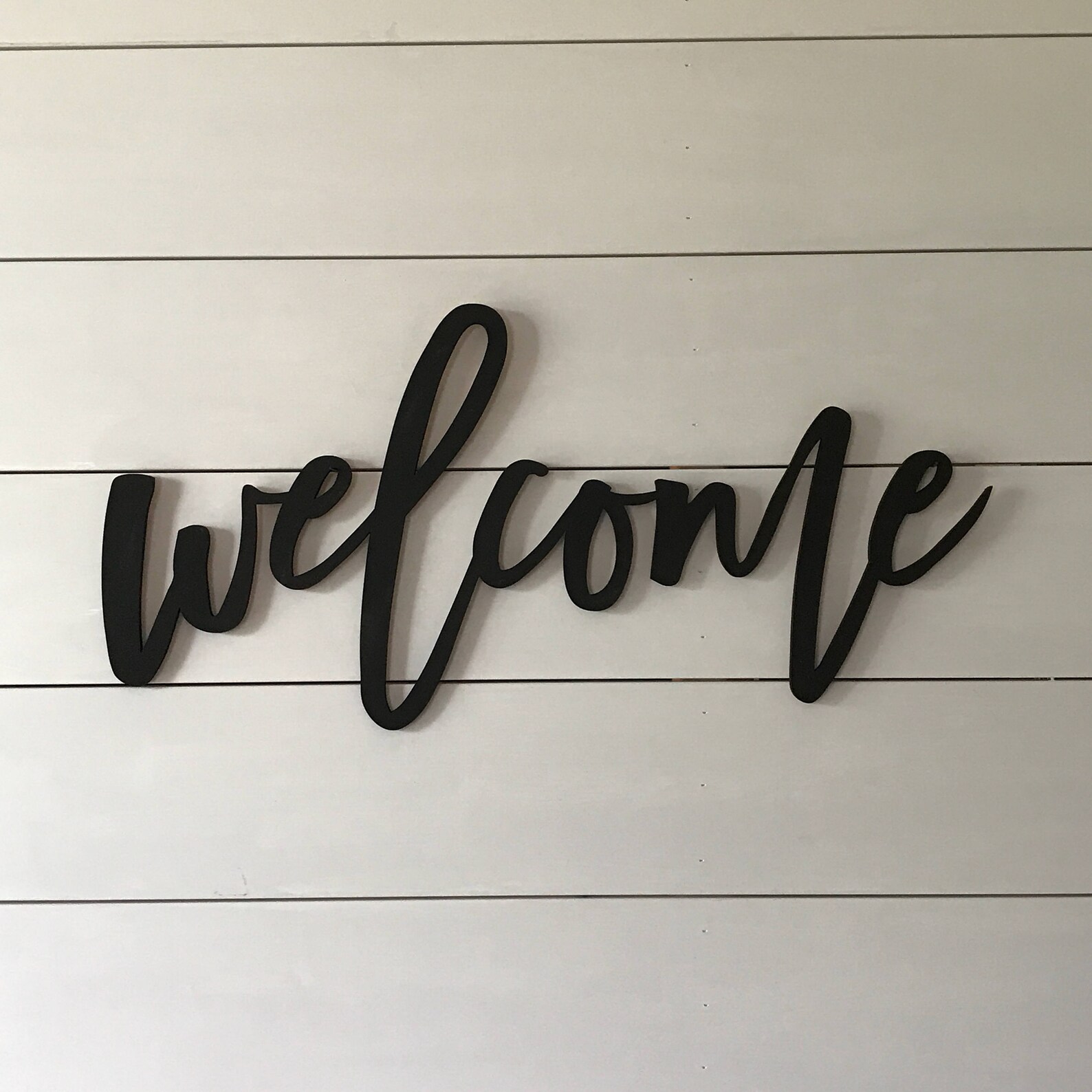 Welcome Sign Word Cutout Wood Words Wood Letter - Etsy