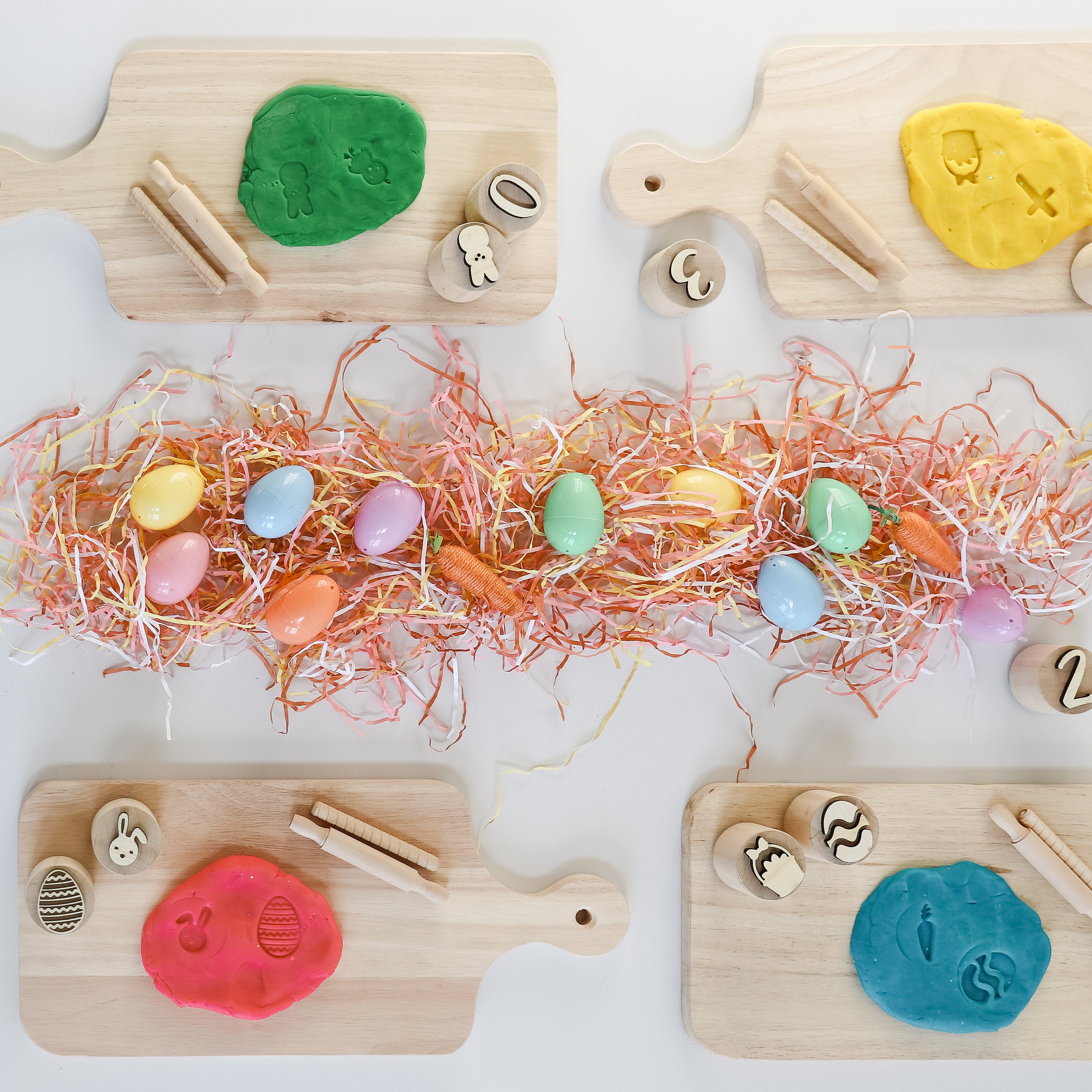 Easter Playdough Stamps, Sensory Kit Tools, Easter Basket Filler ...
