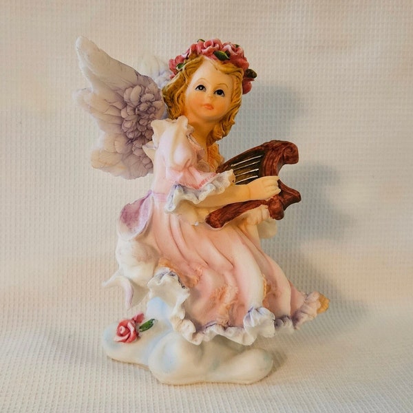 Pink Angel Figurines - Etsy