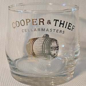 Cooper & Thief Cellarmasters Wine Glass Advertising Collectible Barware ...