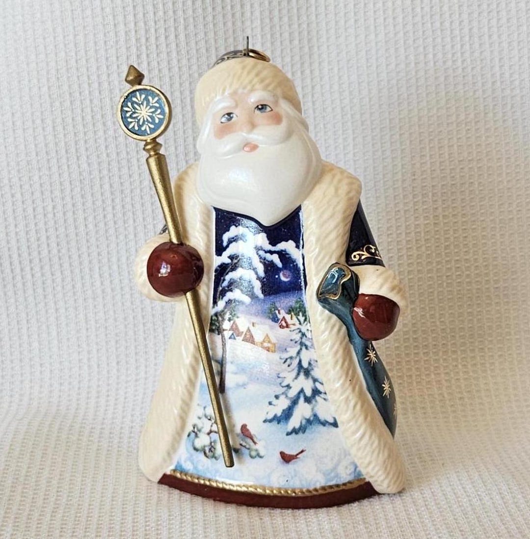 Vintage Hallmark Porcelain Christmas Ornament Santas From Around the ...