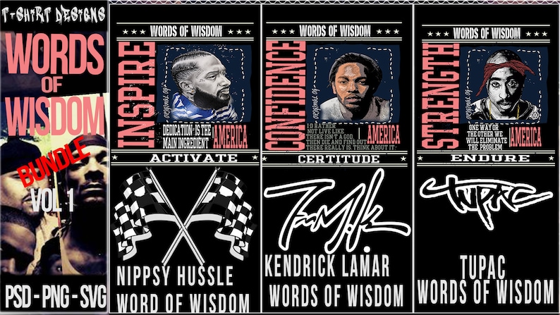 Words of Wisdom Svg Bundle - Etsy