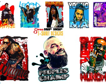 Rappers Bootleg Tshirt Designs - Etsy