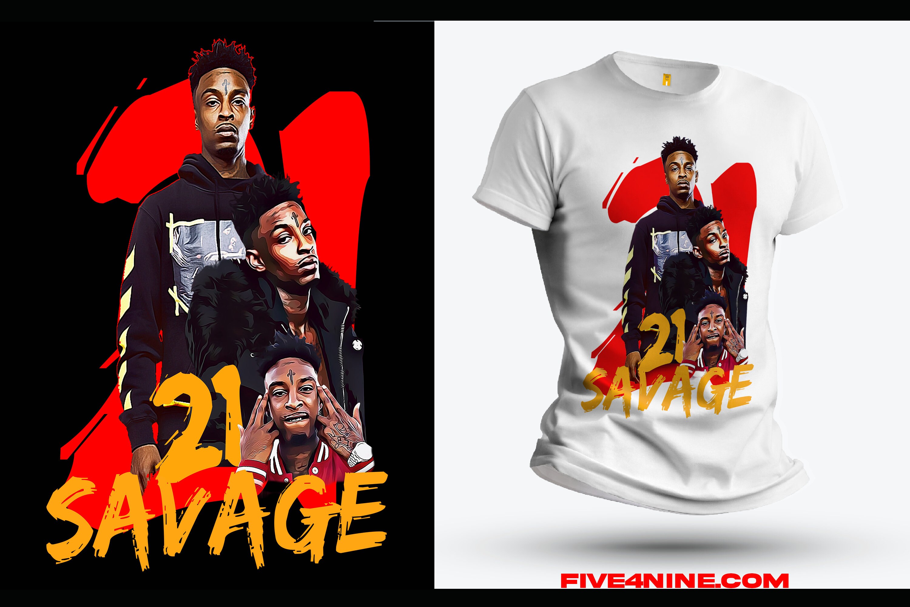 21 Savage Tshirt Design - Etsy