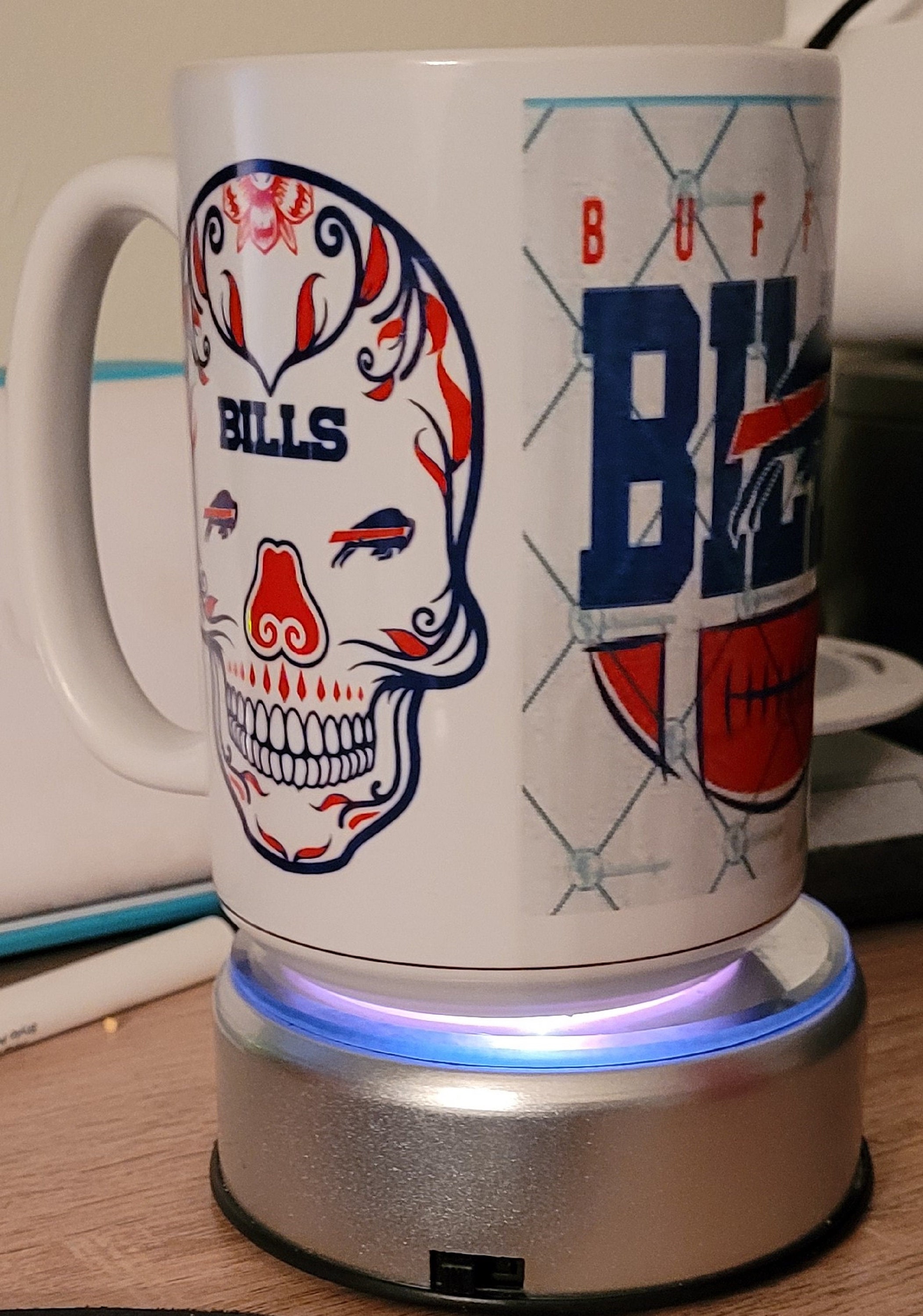 Buffalo Bills Fan Game Day Hot Coffee Mug, Buffalo Bills Hot Tea Mug ...