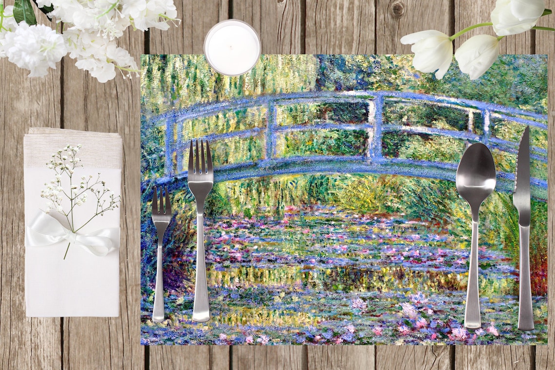 Monet Placemat A3 Sized Washable Table Decor Japanese - Etsy
