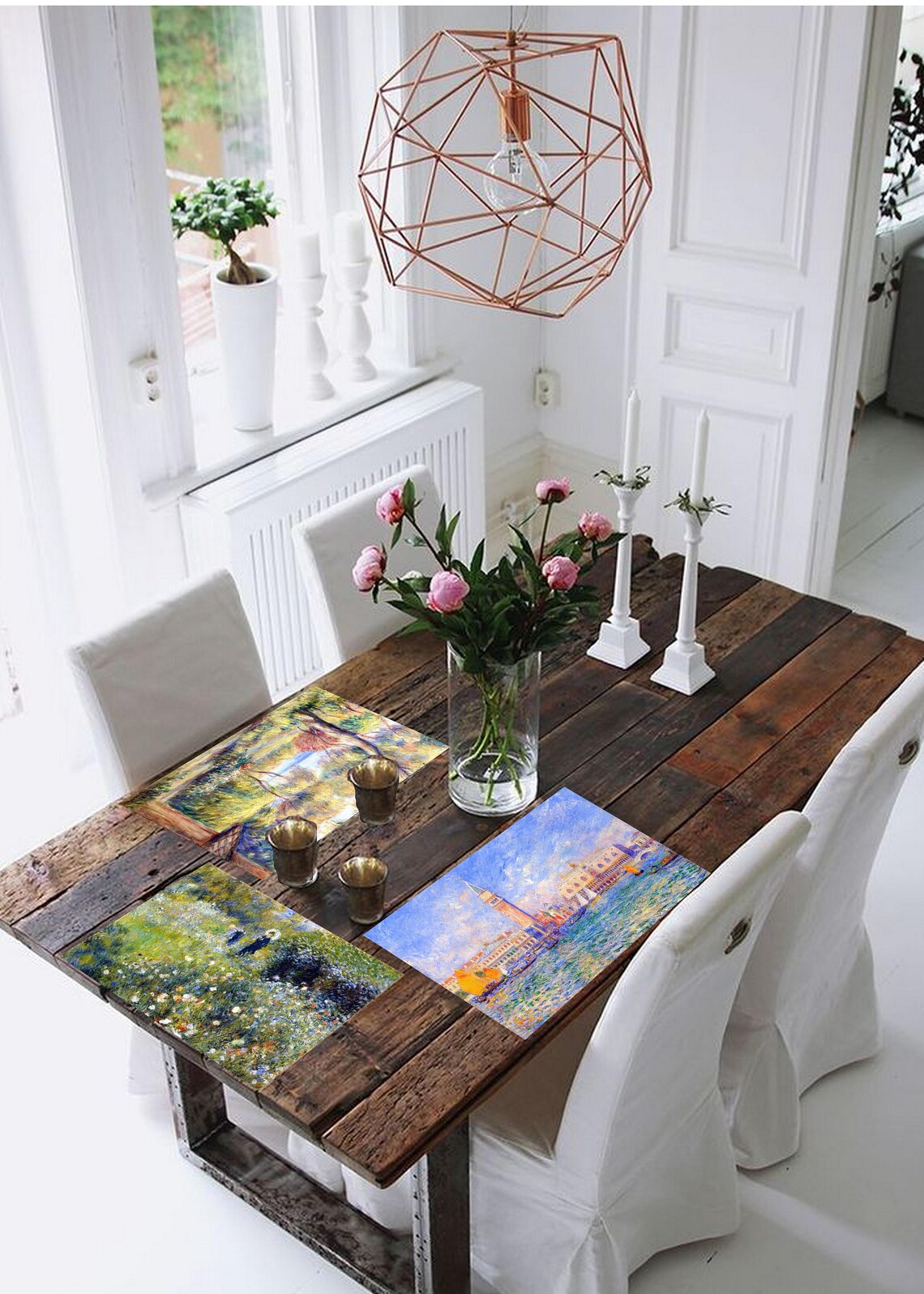 Set de table plastifié Renoir Paysage à Cagnes - Etsy France