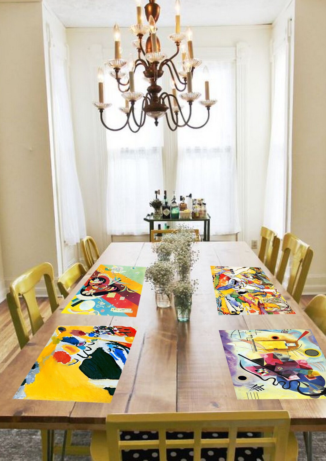 Set de table plastifié Kandinsky Esquisse Composition numéro 2 - Etsy ...