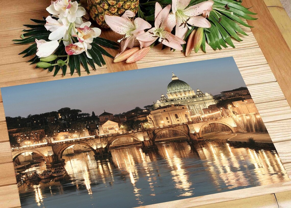 Laminated Placemat Italy Rome - Etsy