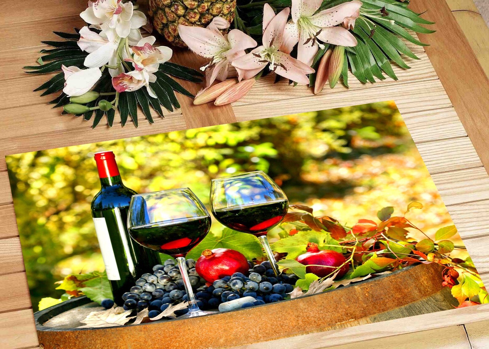 Wine Lover’s Plastic Placemat A3 Size Washable Table Decor - Etsy