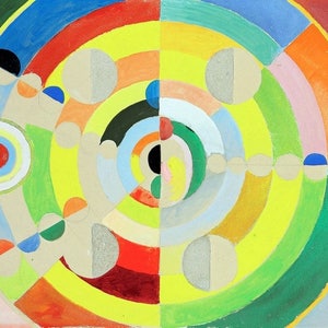 Laminated Placemat Delaunay Relief-disques - Etsy