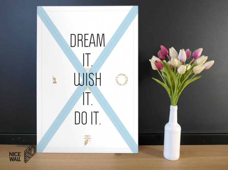 Art Print, Inspirational Quotes, Design Poster, Digital Wall Art ...